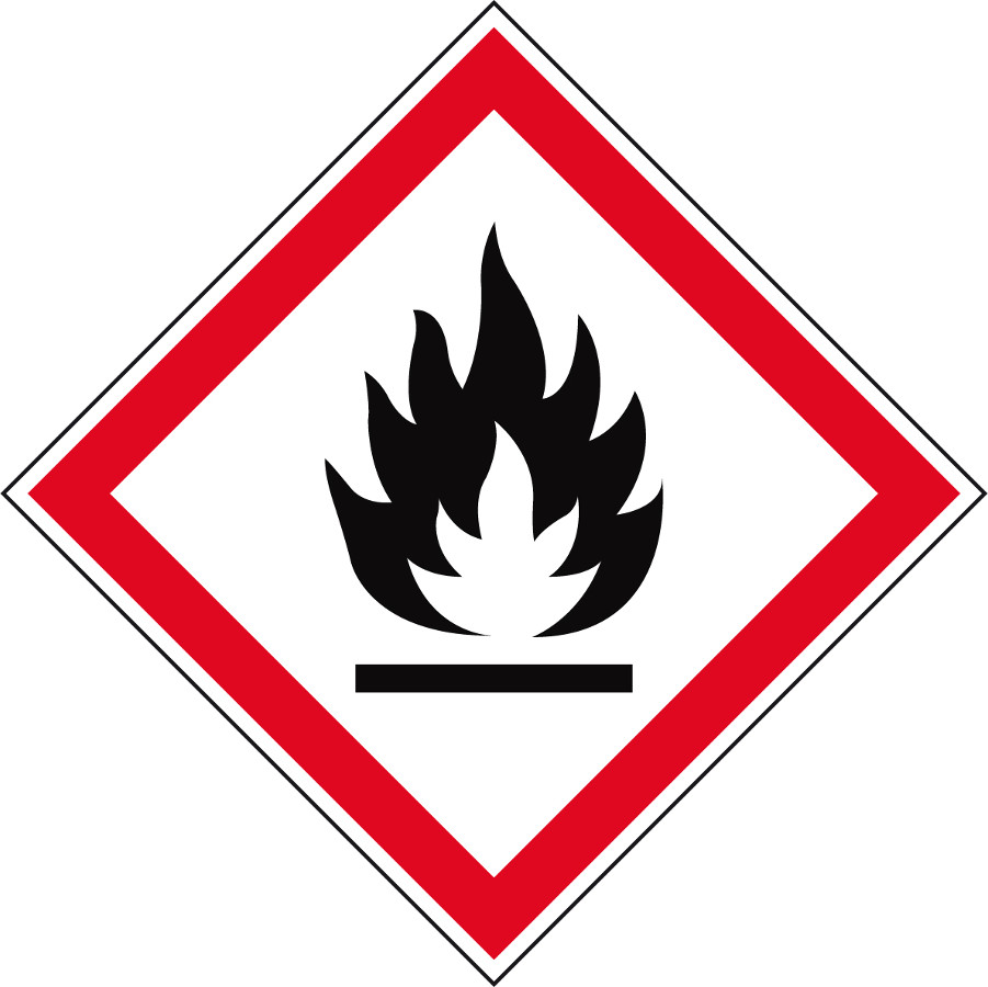 Gefahrensymbol Flamme GHS02 | SQS