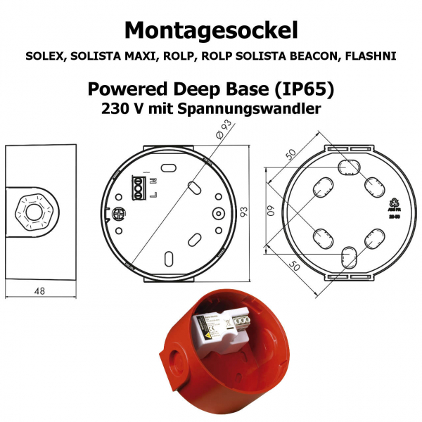 Compro Powered Deep Base 230 V | SQS