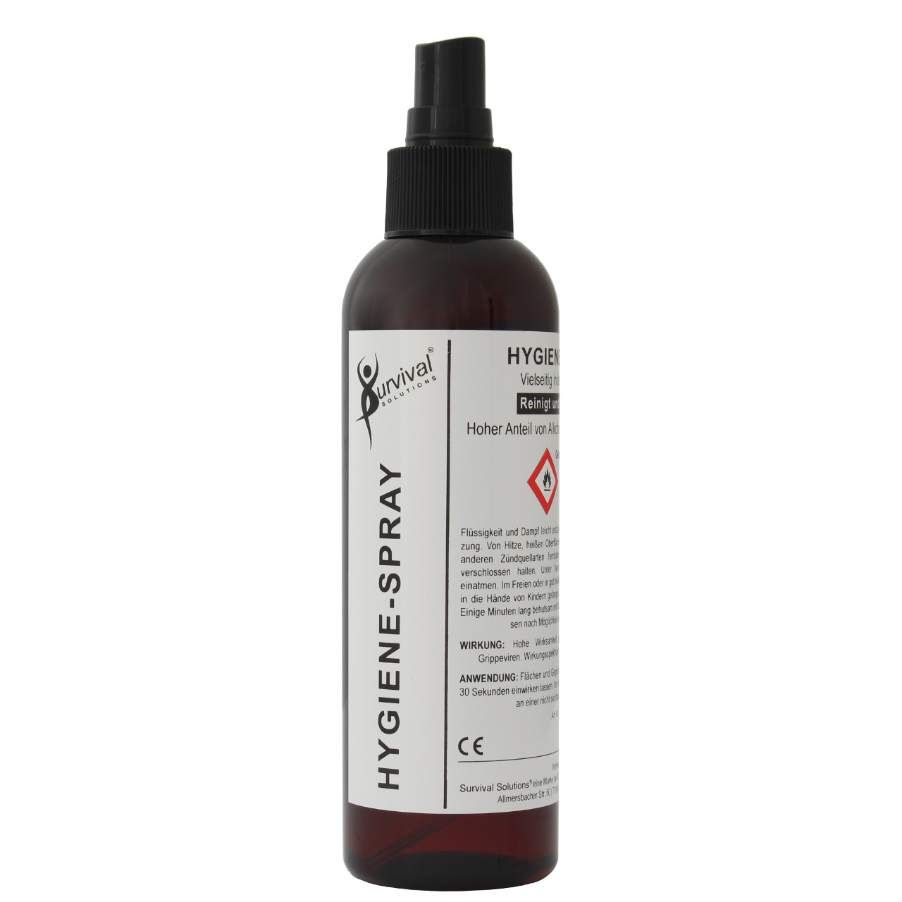 Hygiene-Spray 200 ml reinigt und desinfiziert | SQS