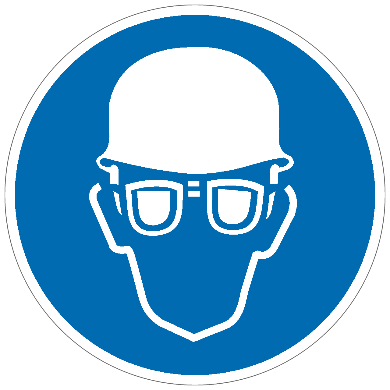 Gebotszeichen Augen- und Kopfschutz benutzen | SQS