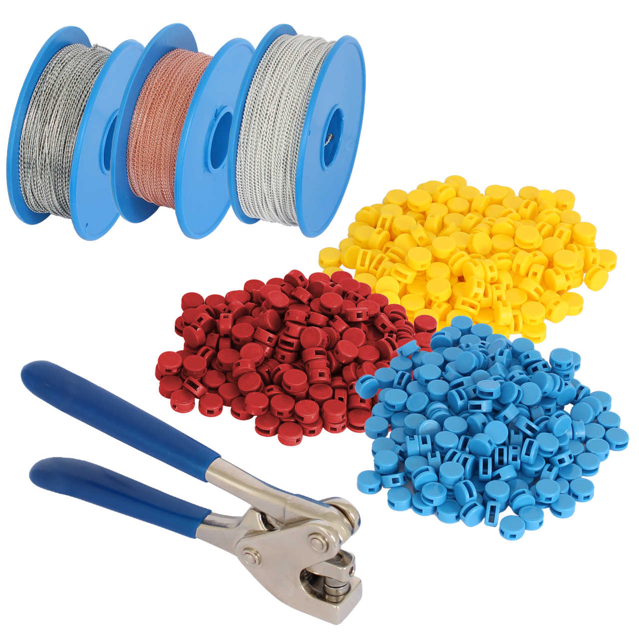 Spar-Paket 10 mm: Plombenzange + Plomben + Draht | SQS