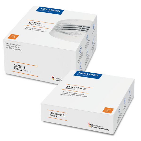 Hekatron Genius Plus X Rauchmelder mit Funkmodul | SQS