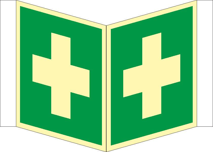 Nasenschild Erste Hilfe nach BGV A8 | SQS