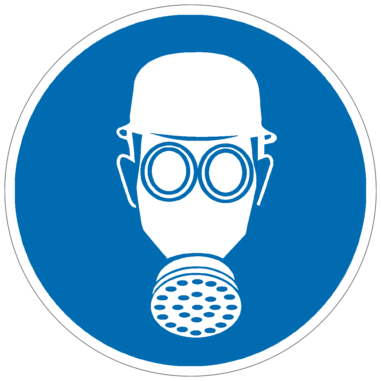 Gebotszeichen Atem- und Kopfschutz benutzen | SQS