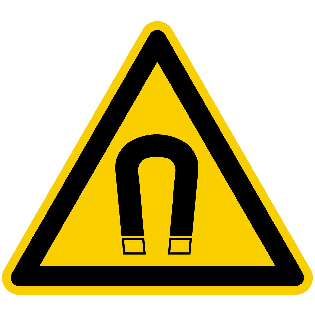 Warnzeichen Warnung vor magnetischem Feld BGV A8 | SQS